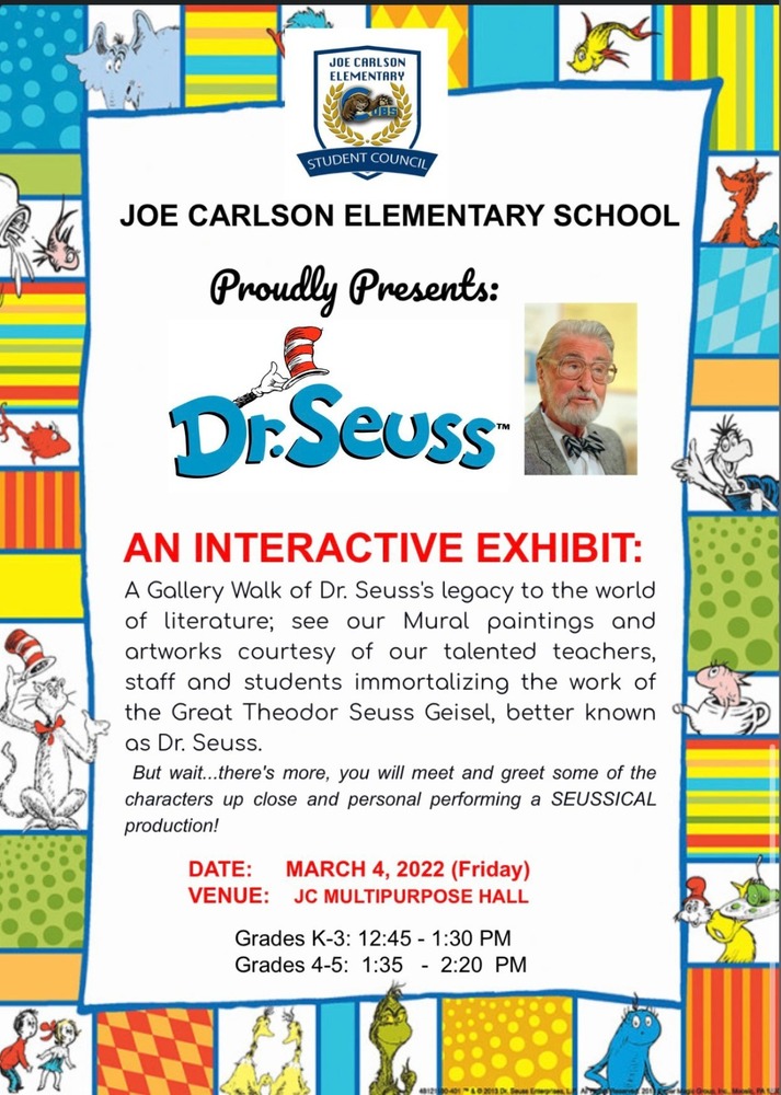 Dr. Seuss An Interactive Exhibit | Joe Carlson Elementary School