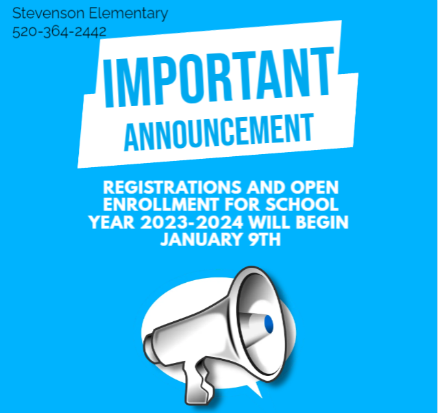 Registration/Open Enrollment | Stevenson Elementary School