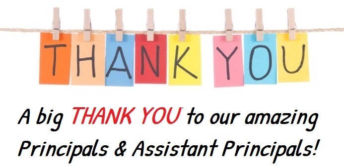 Thank You Principals & Assistant Principals! | Joe Carlson Elementary ...