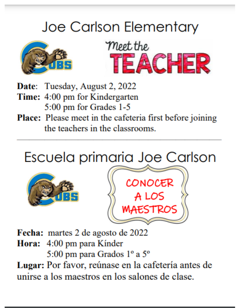 Joe Carlson Elementary School